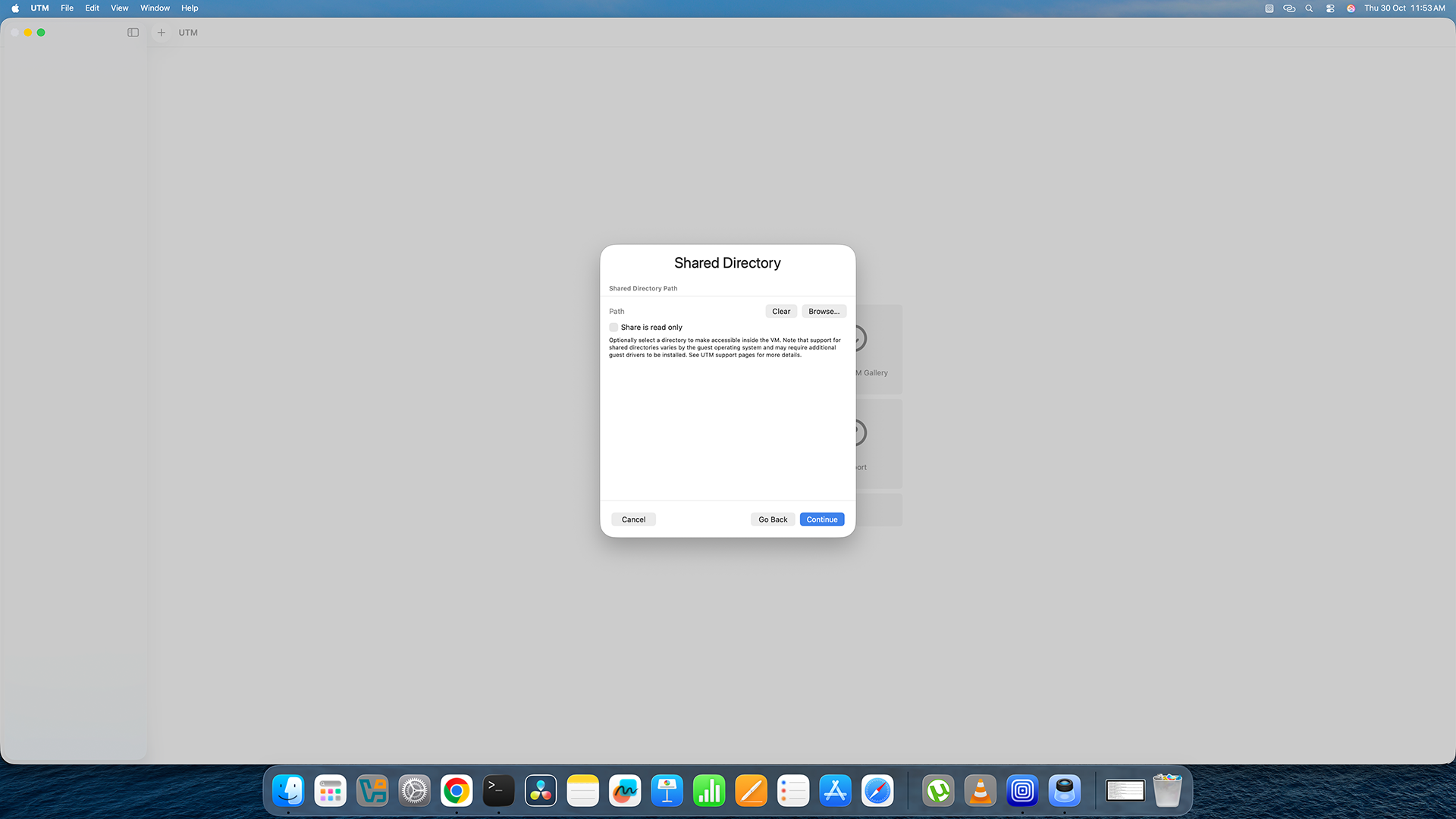 UTM Virtual Machine Import Guide for Mac